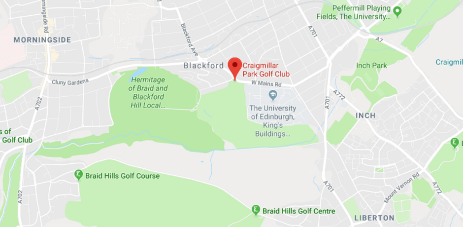 Location :: Golf Club Edinburgh, Best Course, Craigmillar Park